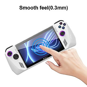 avakot 3 Pack Screen Protector for ASUS Rog Ally Handheld 7 Inch 2023 | Rog Ally Ultra Thin Tempered Glass Screen Protector | Anti-Scratch Hard Tempered Film for Rog Ally