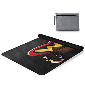 ALAZA Afro American Woman in Shock Non Slip Yoga Mat, Exercise & Fitness Mat for Yoga, and Pilates, Workouts