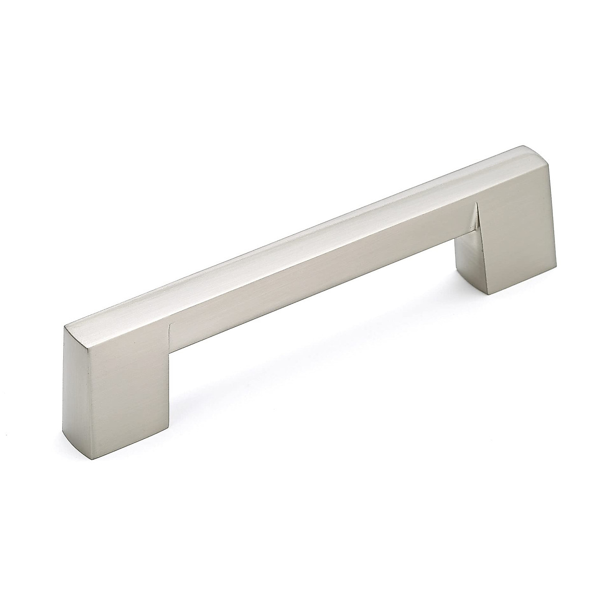 Richelieu Hardware BP86072128195 Wexford Collection 5 1/16-inch (128 mm) Center-to-Center Brushed Nickel Modern Cabinet and Drawer Pull Handle for Kitchen, Bathroom, and Furniture