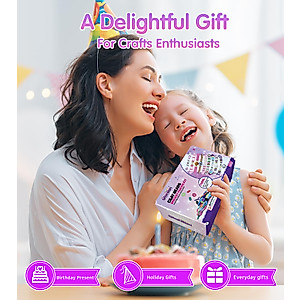 Gionlion Clay Beads Friendship Bracelet Making Kit,72 Colors Preppy Clay Beads A-Z Letter Beads Number Beads& Charms Kit Complete Friendship Jewelry Making Kit DIY Crafts Gift for Teen Girls