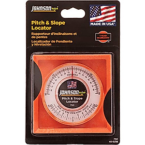 Johnson Level & Tool 750 Pitch & Slope Locator, Orange, 1 Level