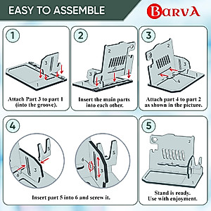 BarvA Adaptive Wood Gun Rack 2 Phone Docking Charging Station Gifts for Men Dad Birthday Ideas Nightstand Organizer Charging Dock Watch Charging Stand Wallet Key Gadget Device Bedroom Bedside Holder