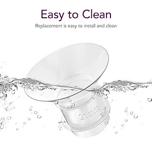 Momlist 21mm Breast Pump Flange Insert, Compatible with TSRETE/Momcozy Wearable Breast Pump S9/S10/S12/S9 Pro/S12 Pro 2PCS