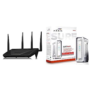 Synology RT2600ac Wi-Fi Router + Arris Surfboard SB8200 DOCSIS 3.1 Cable Modem Bundle