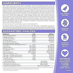 NutriSource Element Series Upland Stream Dry Dog Food, Quail, Rabbit & Trout, 4LB