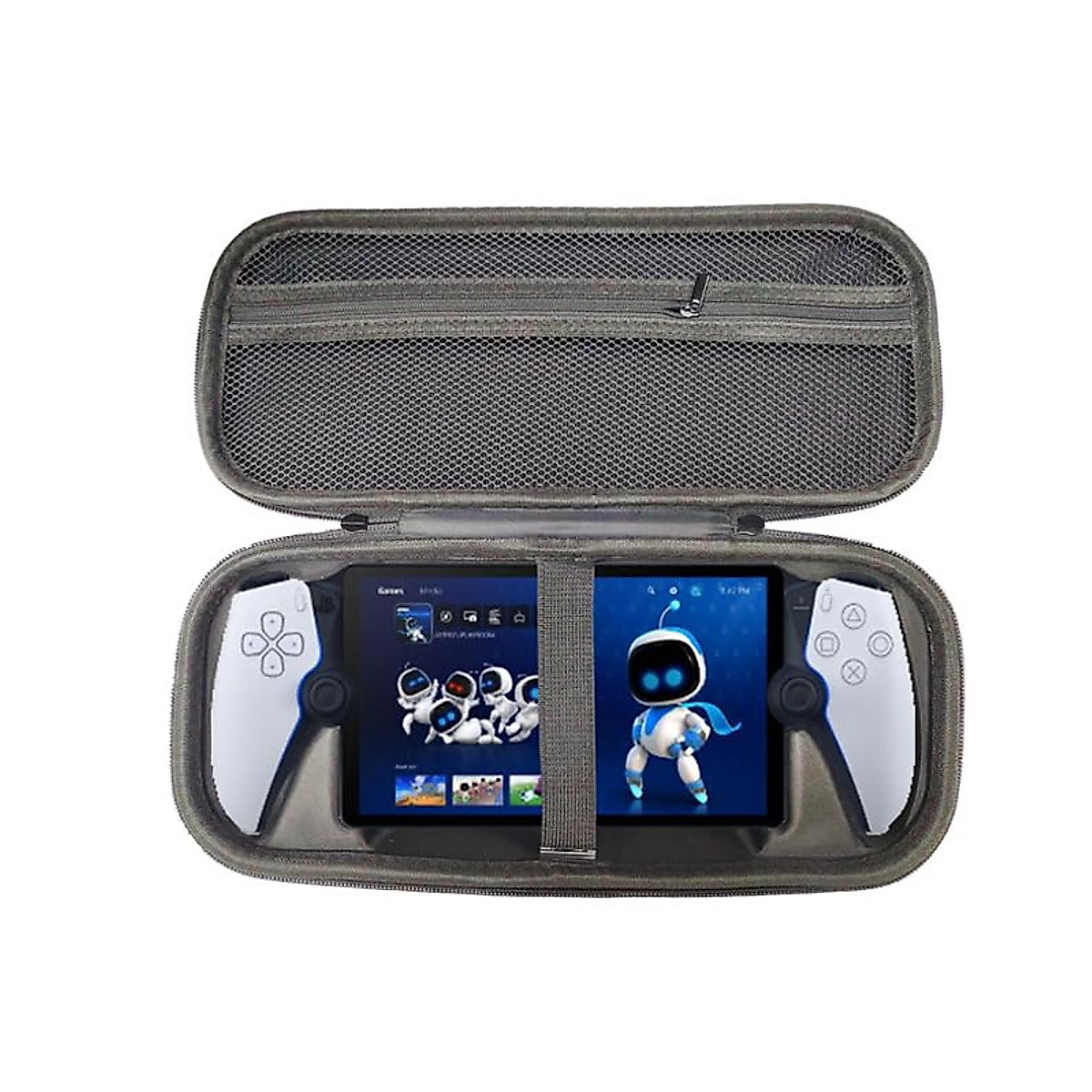 Hard Travel Bag Carring Portable Bag for Sony PlayStation Portal Storage Bag Drop Resistant EVA Game Console Protective Pocket Pouch Cover Zipper Case Hand Pack