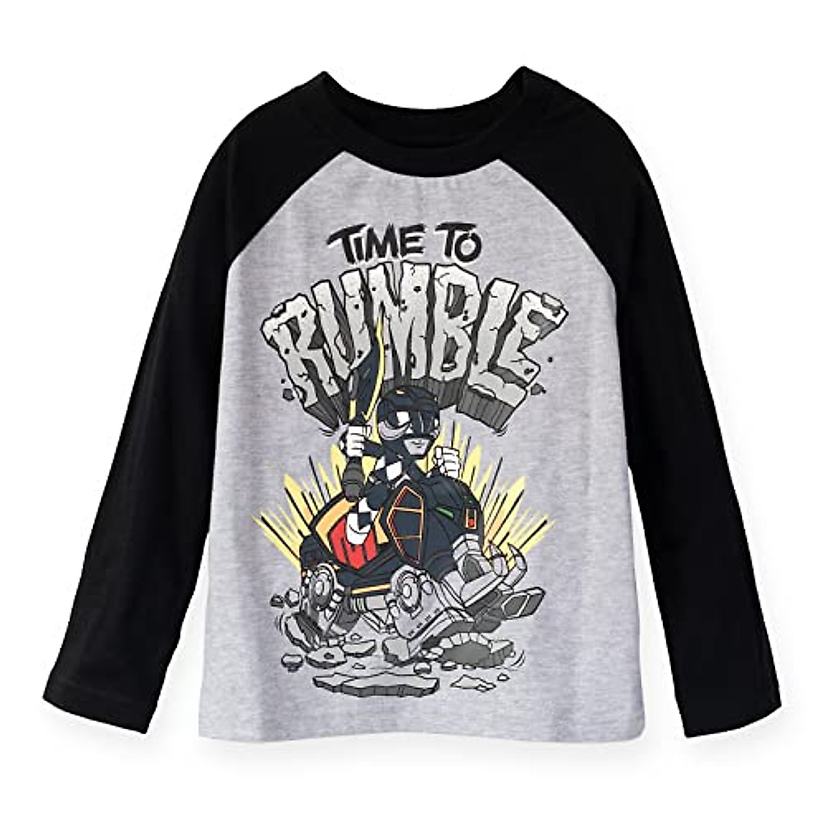 Power Rangers Red Ranger Zach Blue Ranger Toddler Boys 3 Pack T-Shirts Red/Blue/Gray 5T