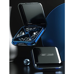 Retainer Case, Mouth Guard Case with Lid Hinge, a Large Night Mouth Guard Case, Cute Slim Retainer Case with Lid for Girl, Boy, Women, Men, Teenage, Adult.(1Pack)