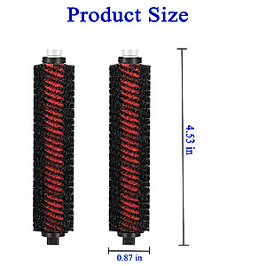 Amlits High-Speed Cleaning Brush Set - Compatible with S8 Pro Ultra/S7 Max Ultra/S7 MaxV Ultra: 2pcs Included, Replacement Brushes for Robot Vacuum Cleaner