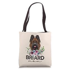 Briard Gifts Dog Mom Tote Bag