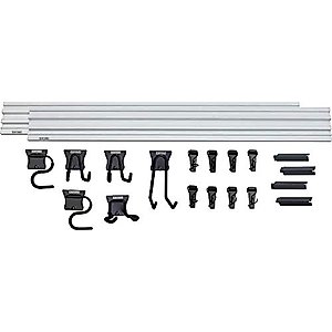 CRAFTSMAN Versatrack Garage Storage System, Storage Rail with 20 Piece Set Mounting Accessories (CMST22000)