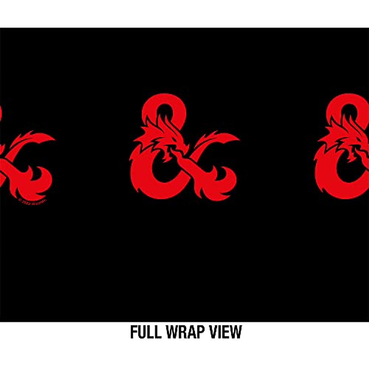 Dungeons & Dragons OFFICIAL Ampersand Logo 24 oz Insulated Canteen Water Bottle, Leak Resistant, Vacuum Insulated Stainless Steel with Loop Cap