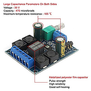 2pcs TPA3116D2 Class D Stereo DC 5V—24V 2x50W High Power, Digital Audio Amplifier, Subwoofer Power Amplifier Board, Suitable for Home Audio、car Speakers, DIY