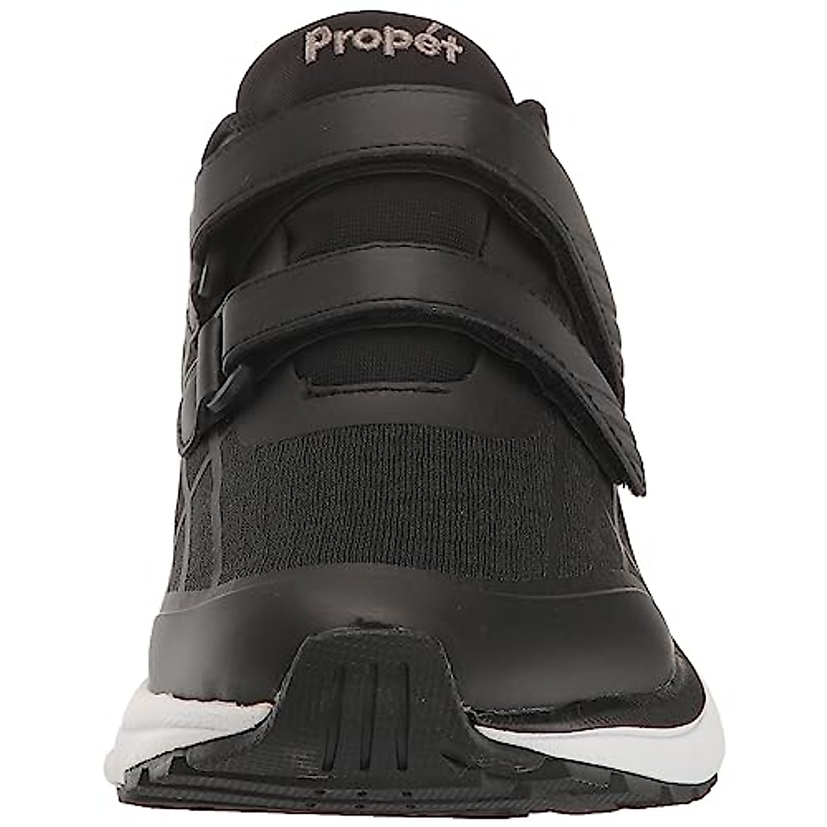 Propet Women's Propet One Twin Strap Athletic Shoes, Black/Grey, 9 XX-Wide US