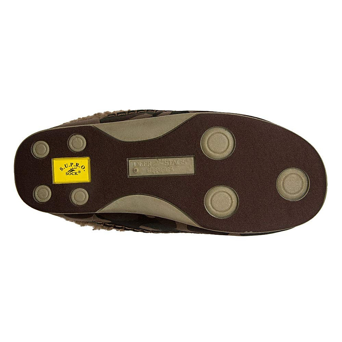 Deer Stags Men's Slipper, Camoflauge, 15 Wide
