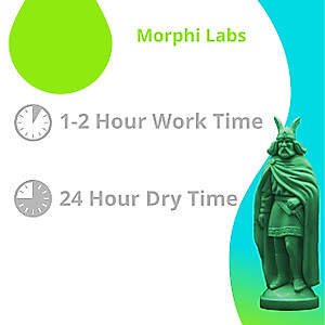 Morphi Labs Green Stuff Putty - 12 Inches - Epoxy Putty for Miniatures, Sculpting, and Modeling - Original Kneadatite Greenstuff Putty