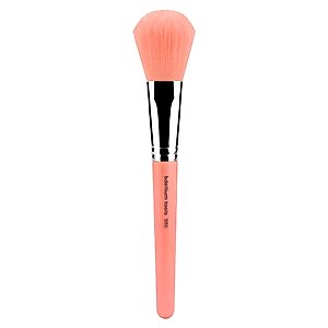 Bdellium Tools Professional Makeup Brush - Pink Bambu Series 980 Large Natural Powder - With Soft Synthetic Fibers, For Airbrushed Finish (Pink, 1pc)