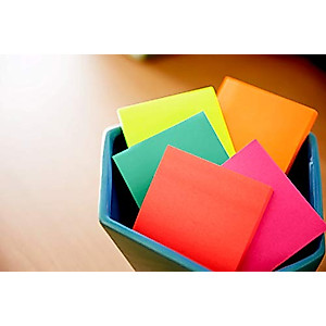 Post-it Notes, 3x5 in, 5 Pads, America's #1 Favorite Sticky Notes, Poptimistic, Bright Colors, Clean Removal, Recyclable (655-5UC)
