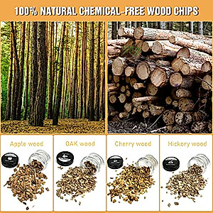 Cocktail Smoker Kit with Torch, XOMO Old Fashioned Drink Smoker Infuser Kit for Cocktails, Whiskey, & Bourbon, Whiskey Gift for Your Loved