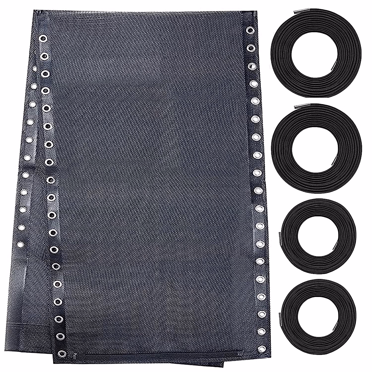 Zero Gravity Chair Replacement Fabric with Bungee Cord Kit, 21 Inch Wide Repair Cloth with Replacement Cord for Oversized XL Anti Gravity Chairs Outdoor Recliner Patio Lounge Lawn Beach Sling Chair