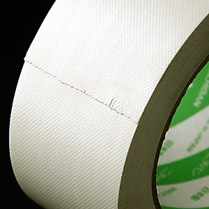 Nichiban 102N5-50 Cloth Tape, 2.0 inches (50 mm) x 86.5 ft (25 m) Roll, White