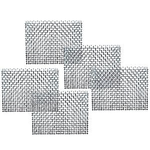 Luffy Betta & Crested Gecko Stainless Steel Mesh, 2.5x4 Inches, Dishwasher Filter Replacement, Garden Pot Drainage Hole Cover, Repair Rusted Dog, Bird & Rabbit Cage