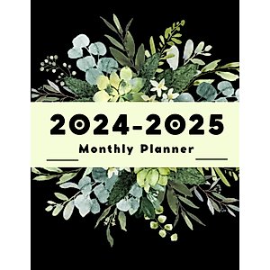 2024-2025 Monthly Planner: 2 Years Calendar from January 2024 to December 2025
