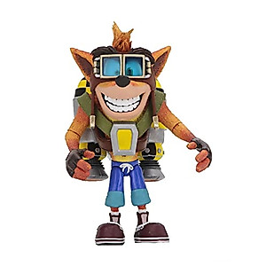 NECA - Crash Bandicoot 7" Scale Action Figure ? Deluxe Crash with Jetpack