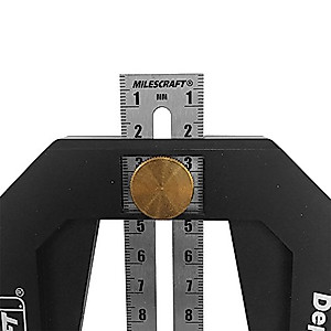 Milescraft 8601 Depth Gauge - Measure, Mark and Locate Depth of Blade or Bit on Table Saws, Router Tables, Routers and More, Woodworking