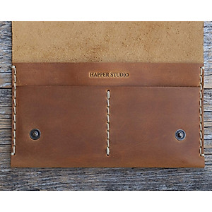 Bovine leather case for Microsoft Surface Duo 2, TAN cover, waist bag