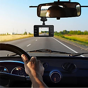 COBY High-Definition Car Dash cam | 1080P HD Wide-Angle Lens Car Camera | Night Vision Camera Recording & Motion Detector | 2.2” Display Dashcam | Auto On/Off & Loop Recording Micro SD | Plug-and-Play