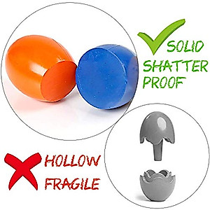 Crayons for Toddlers, Palm Grip Crayons Set 9 Colors Non Toxic Crayons Washable Paint Crayons Stackable Toys for Kids, Baby, Children, Boys and Girls(Egg-Shaped)