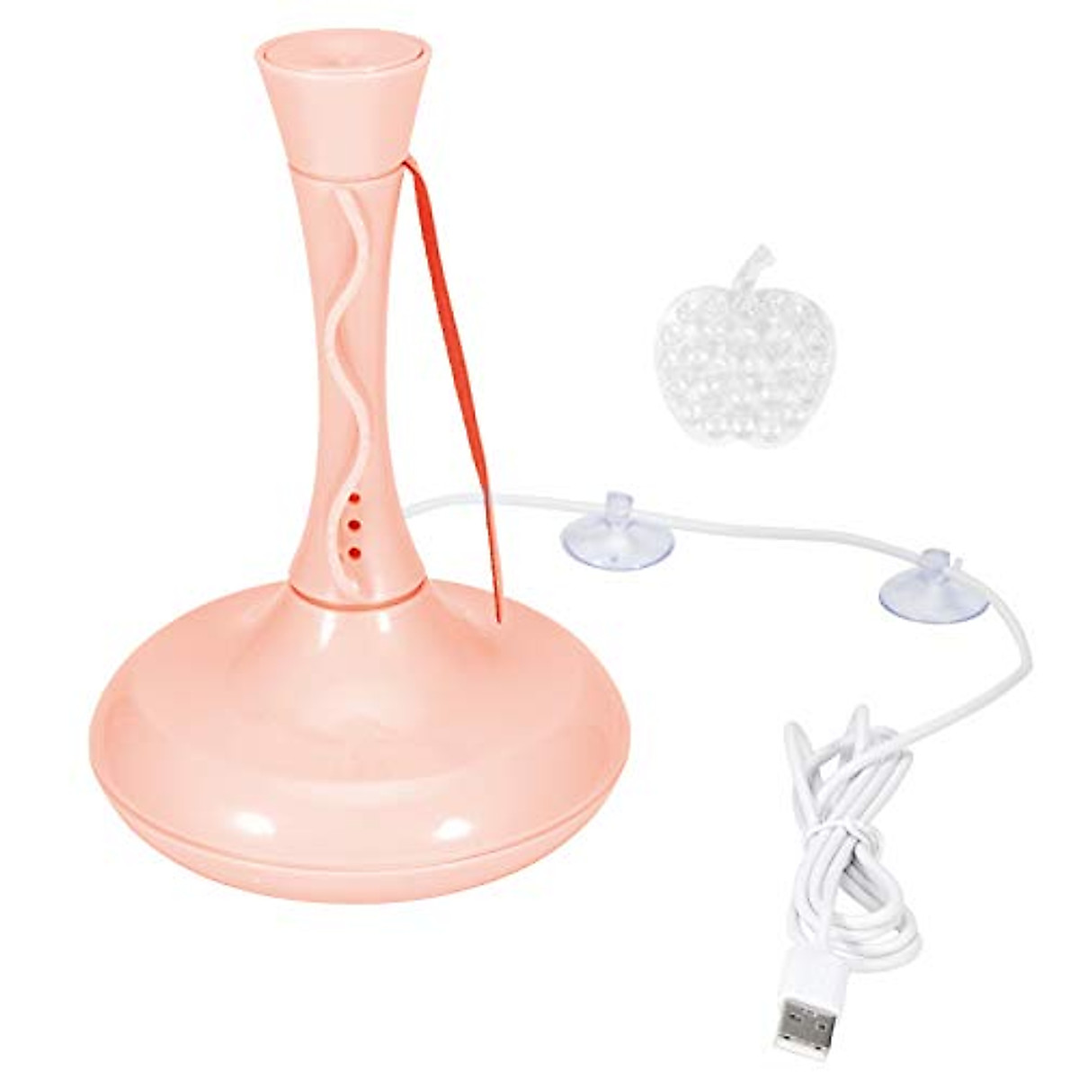 Electric Washing Machine, 360 Degree Mini Portable Laundry Washer, Multi-Function Desktop Washing Machine USB Powered Underwear Socks Washer for Home/Camping/Dorms/College Rooms(Red)