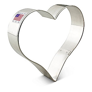 Heart Cookie Cutter 4" Made in USA by Ann Clark
