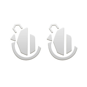 Mouse Feet 2 Set ICE Skates Rounded Curved Edges for Logitech G502 Lightspeed Superlight Wireless Gaming Mouse Upgrade