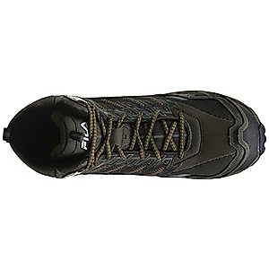 Fila Men's Hail Storm 3 Mid Composite Toe Trail Work Shoes Shoe, Walnut/Major Brown/Gold Fusion, 11 D US