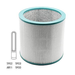 EZ SPARES Vacuum Parts Replacement,Compatible with Dyson,Pure Cool Link Tower Purifier TP00 TP02 TP03,AM11,Pure Fresh Air Purifier Cleaner Hepa Dual-Layer Filter Automatically Parts,# 968126-03
