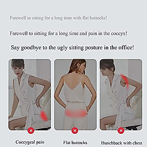 STIDE Memory Foam Seat Cushion & Lumbar Support Pillow for Office Chair Car Wheelchair Orthopedic Chair Pad and Back Cushion for Lower Back,Green