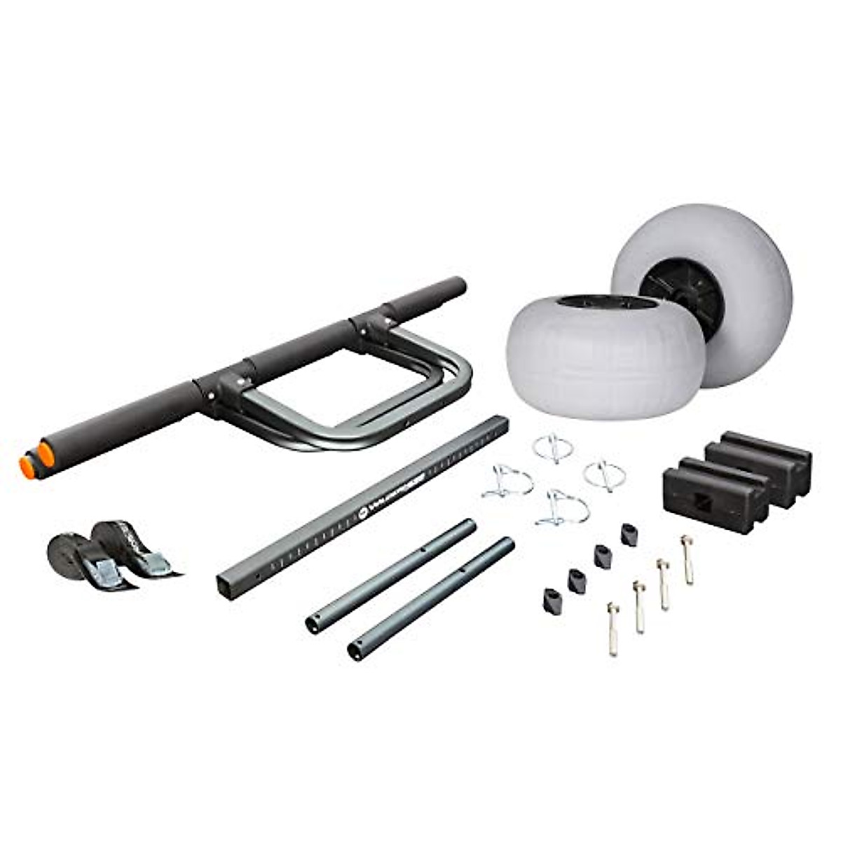 Wilderness Systems Heavy Duty Kayak Cart | Inflatable Beach Wheels | 330 Lb Weight Rating | for Kayaks and Canoes, Model Number: 8070167