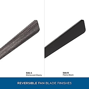 Progress Lighting P250076-31M-WB Trevina V 3-Blade Modern Indoor Ceiling Fan Matte Black with Light Kit and White Opal Shade