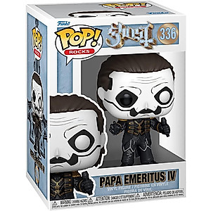 POP Rocks: Ghost - Papa Emeritus IV Funko Vinyl Figure (Bundled with Compatible Box Protector Case), Multicolored, 3.75 inches
