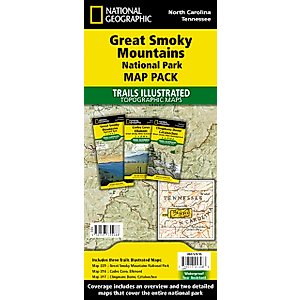Great Smoky Mountains National Park [Map Pack Bundle] (National Geographic Trails Illustrated Map)