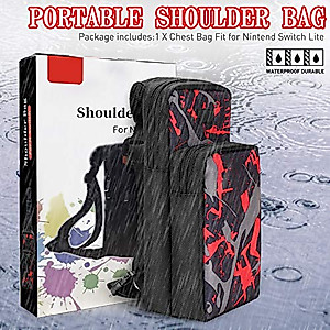 INFURIDER Portable Travel Carrying Case for Nintendo Switch, Durable Shoulder Storage Bag Fashion Backpack for Switch/Switch Lite Console Accessories