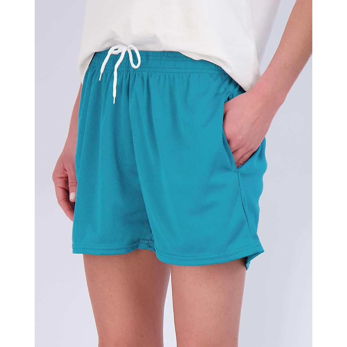 4 Pack: Womens Ladies Mesh Active Athletic Walking Training Quick Dry Fit Sweat Shorts Tennis Women Casual Workout 4" Inseam Summer Lounge Basketball Yoga Jersey Gym Running Comfortable- Set 1, M