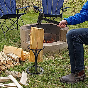 Kindling Cracker Wood Splitter, Log Splitter, Firewood Kindling Splitter, Firewood Cutter Safe & Easy Manual Log Kindling Splitter for Home Campsite
