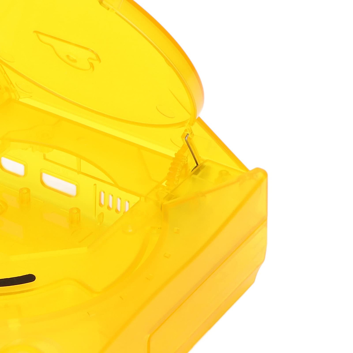 Translucent Plastic case, Yellow Shock Absorbing Plastic Shell for SEGA Dreamcast DC