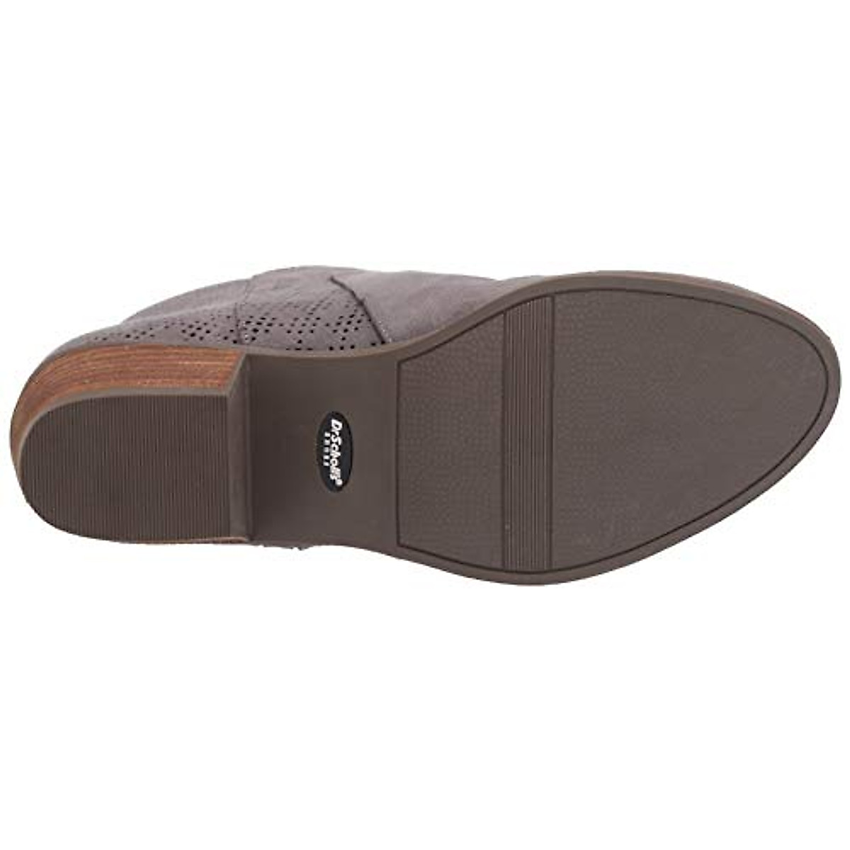 Dr. Scholl's Shoes womens Brianna Ankle Boot, Dark Shadow Grey Microfiber, 7.5 US