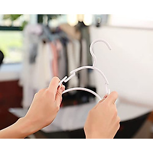 Baby Clothes Hangers,Kids Plastic Hangers for Closet,Toddler,Infant,Child,Newborn's Coat Hangers Ideal for Laundry and Nursery's Everyday Standard Use,50 Pack