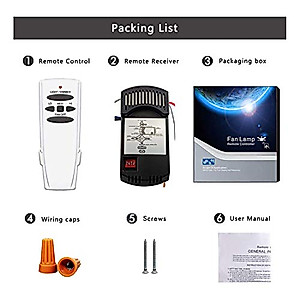 Breeze Bay Universal Ceiling Fan Receiver Replacement for Harbor Breeze Hunter Hampton Bay(28R Receiver)