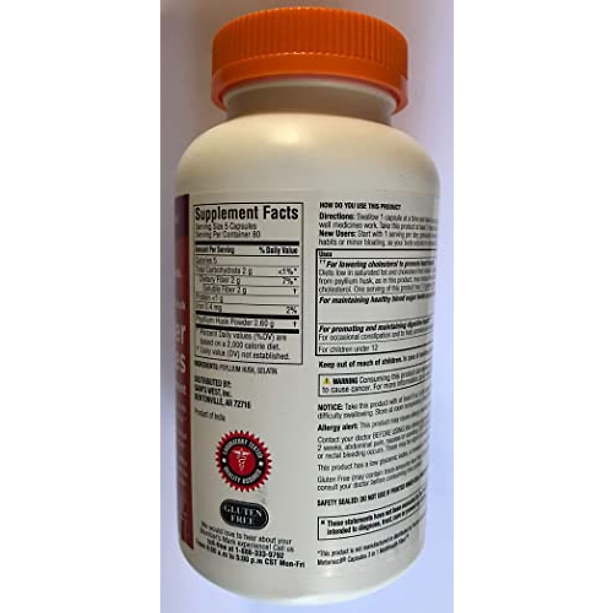 Member's Mark Fiber Capsules (400 Ct, 2 pk.)